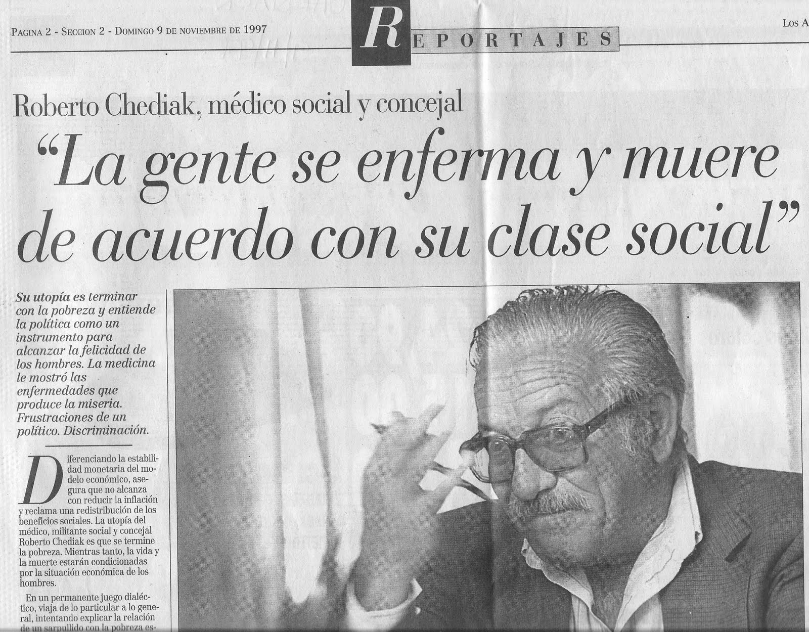 El adiós a Roberto Chediak - La Vanguardia